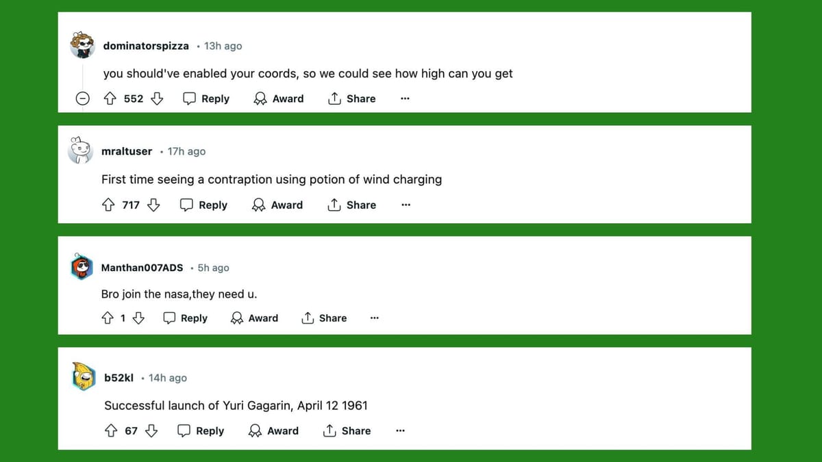 Minecraft player discovers cool way to use new wind charged potions