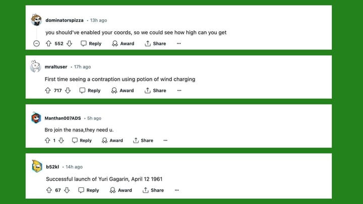 Minecraft player discovers cool way to use new wind charged potions