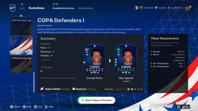 EA FC 24 EURO/Copa America Defenders Evolutions guide: Best players to ...