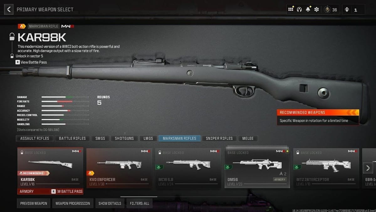 5 best Meta Weapons Loadouts in Warzone (Season 4)