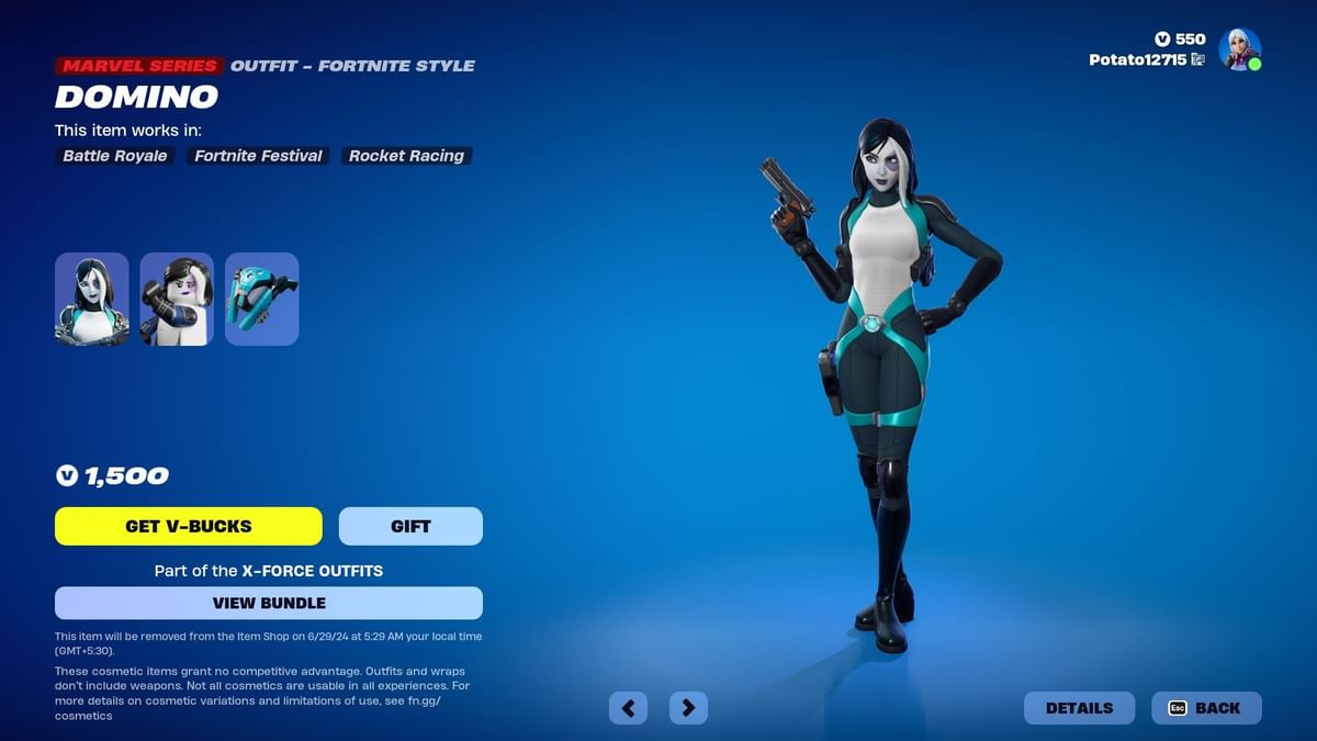 How to get Psylocke, Domino, and Cable (X-Force) skins in Fortnite