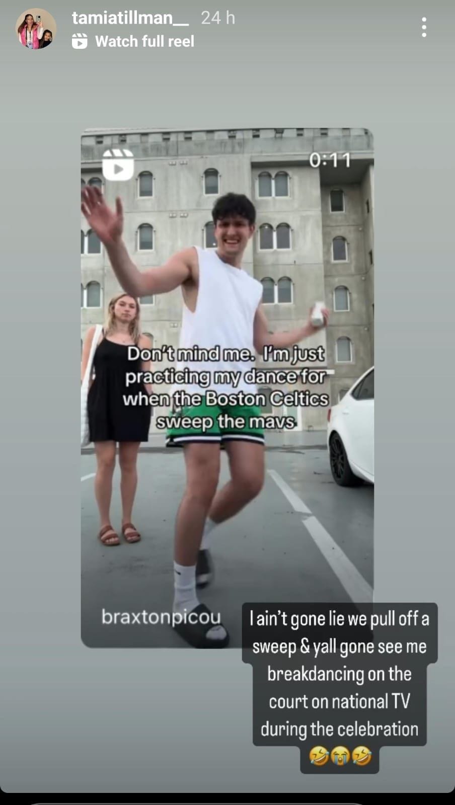 Celtics Xavier Tillman's wife Tamia makes bold promise ahead of NBA ...