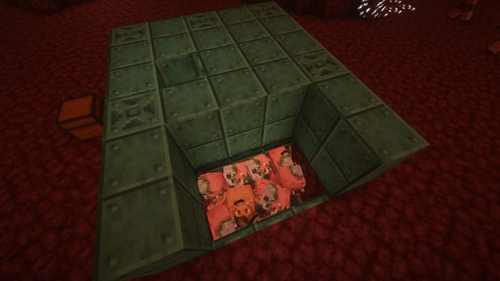 How to make a gold farm in Minecraft 1.21