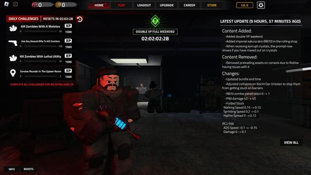 Korrupt Zombies: Double XP Weekend guide