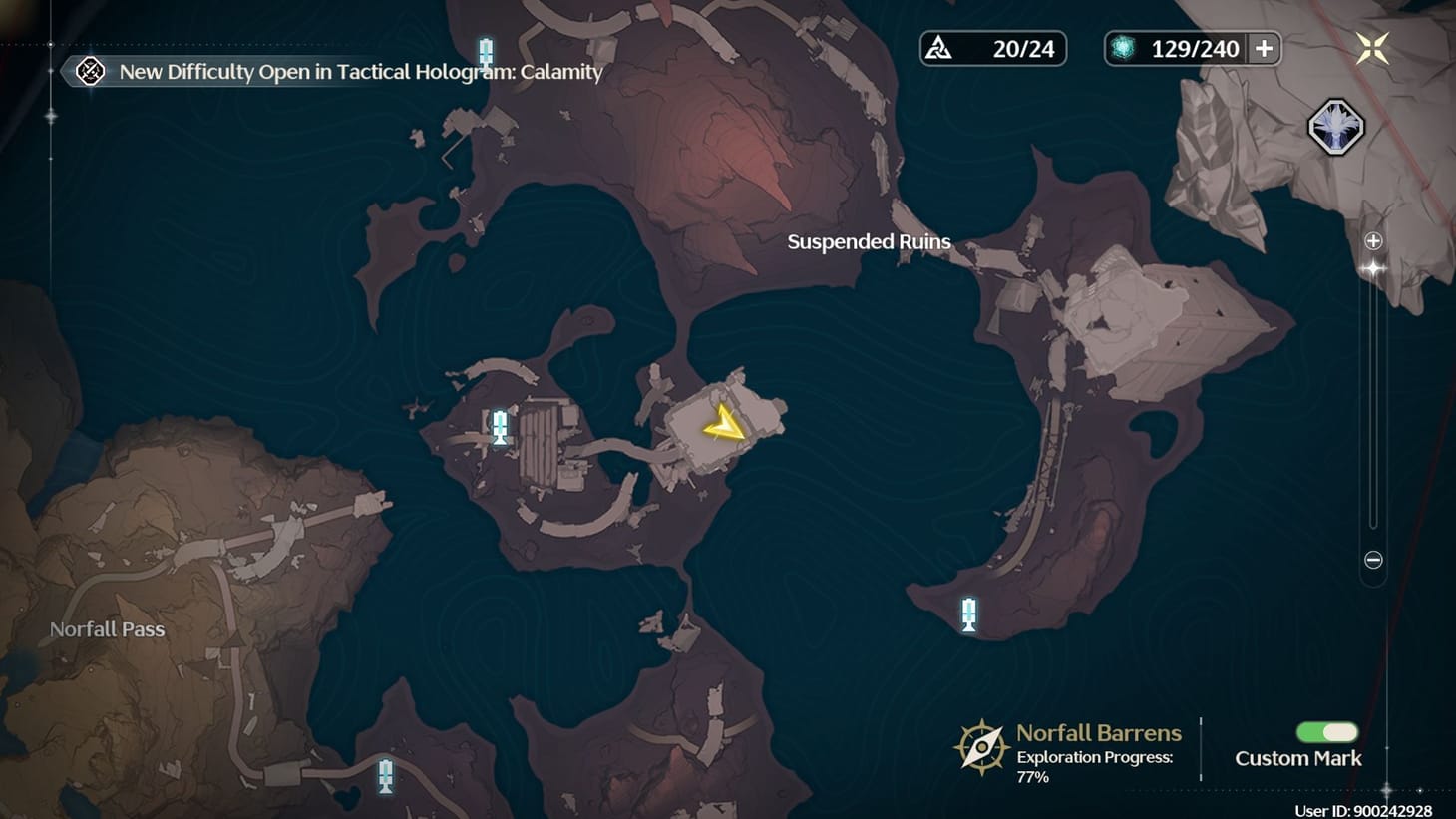 All Wuthering Waves Gold Tidal Heritages locations