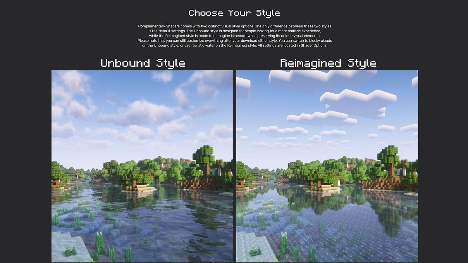 How to get Complementary shaders for Minecraft 1.21