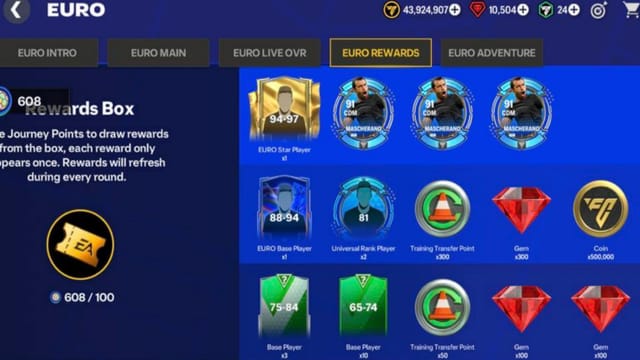 All EA FC Mobile UEFA Euro 2024 promo chapter rewards, missions, and more