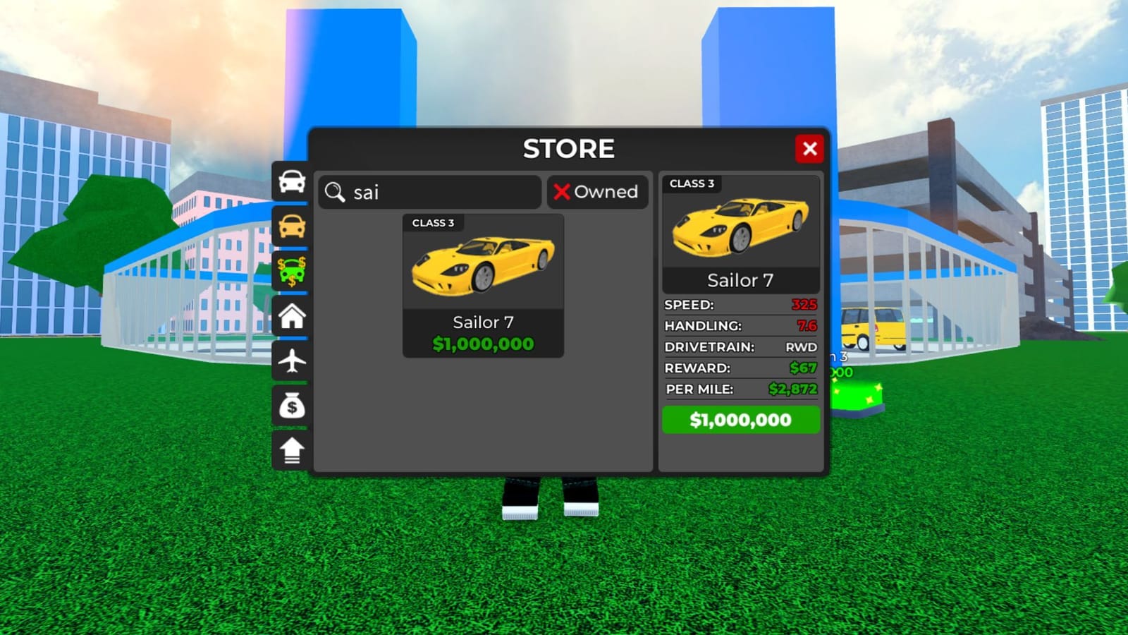 5 best Class 3 cars in Car Dealership Tycoon