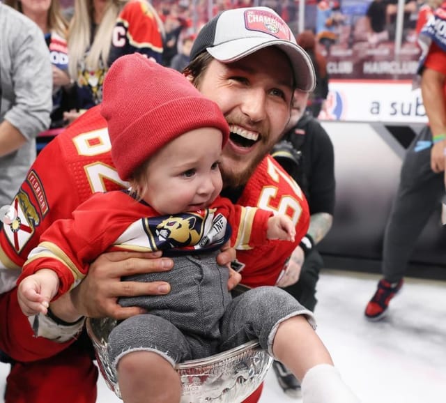 In Photos: Florida Panthers stars Evan Rodrigues, Jonah Gadjovich and ...