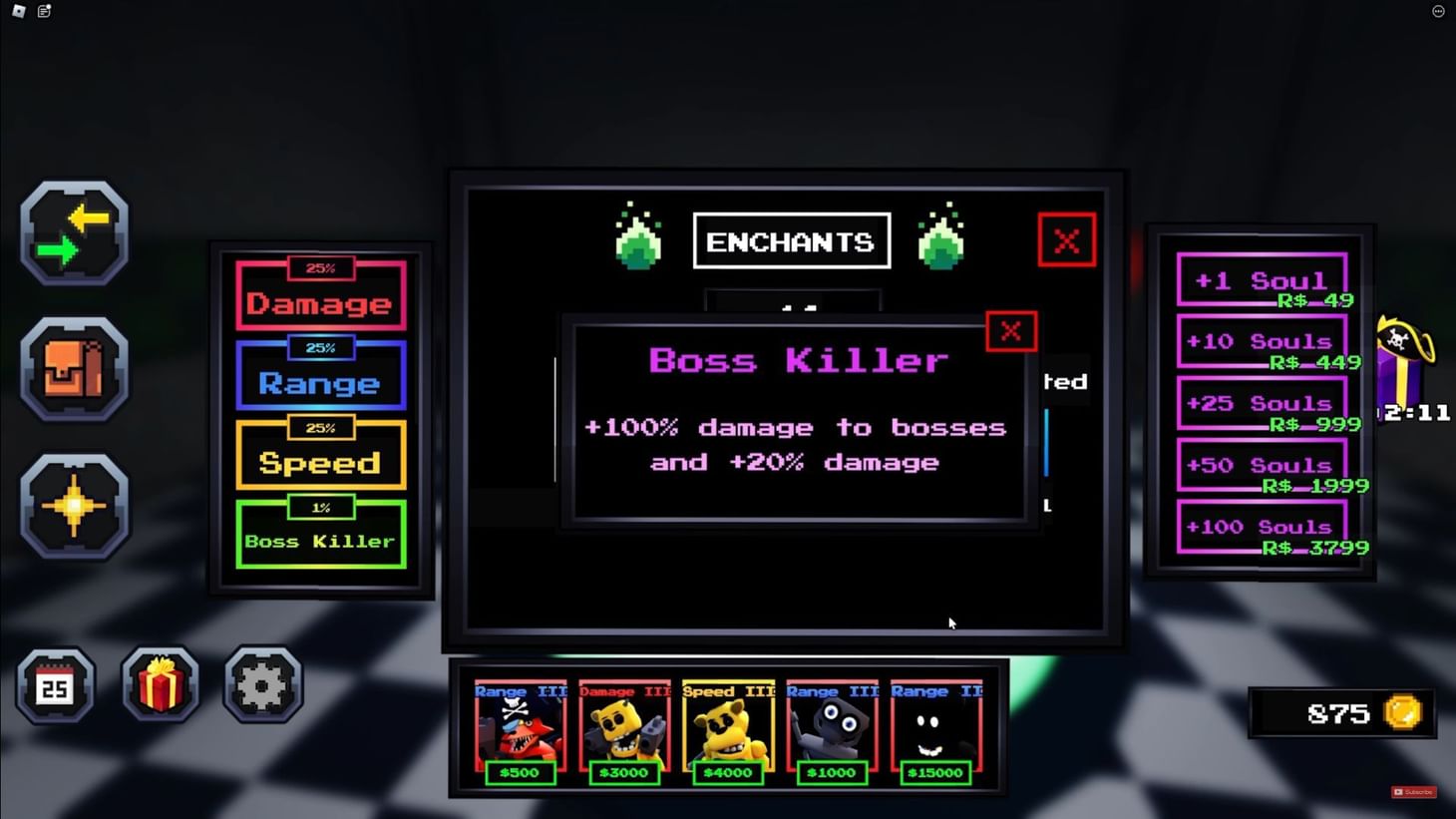 Five Nights TD: Enchant guide