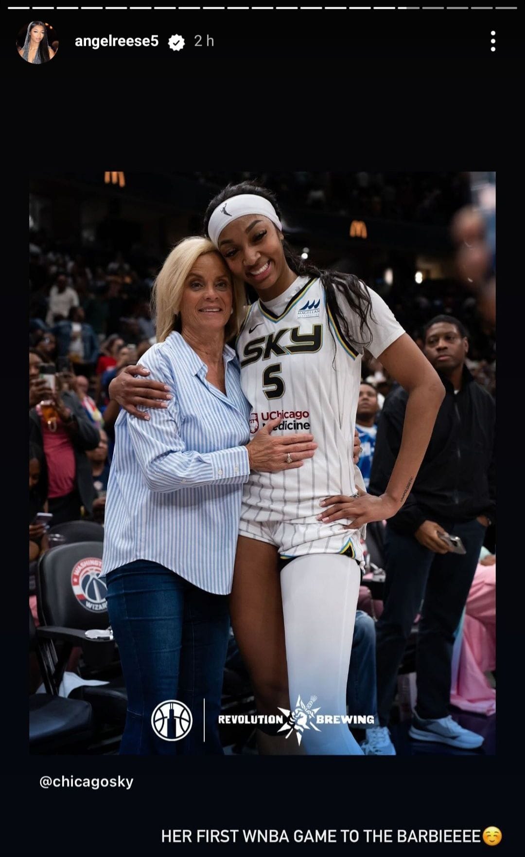 Former LSU star Angel Reese links up with HC Kim Mulkey on the ...