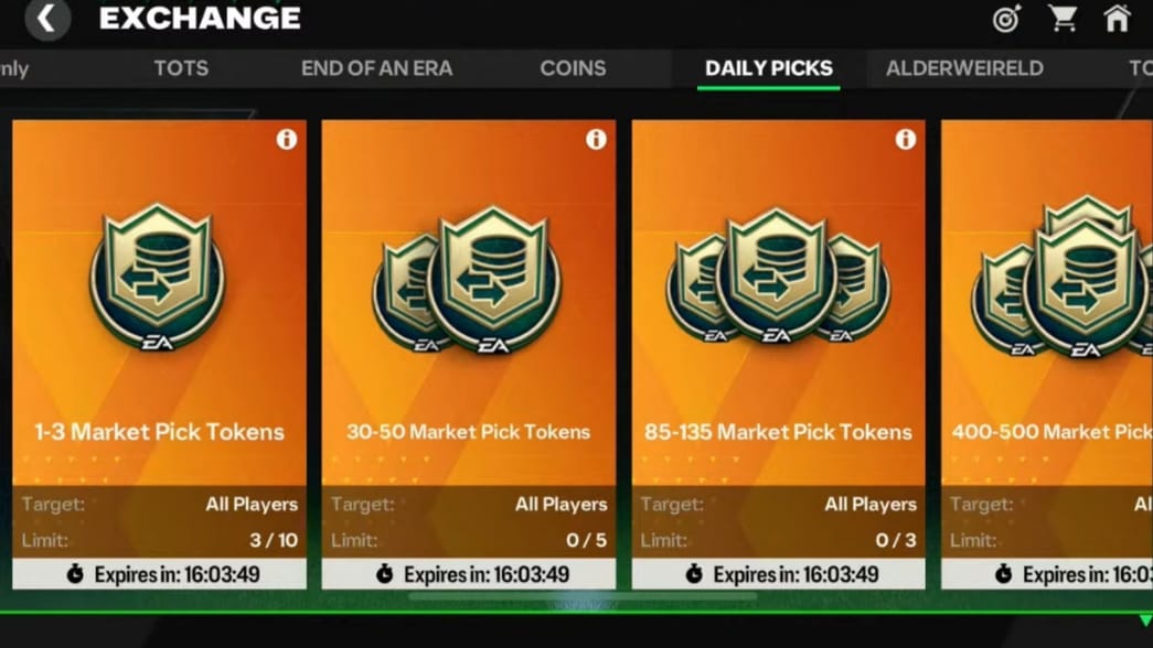 Market Pick Tokens in EA FC Mobile: Details, how to get, and more