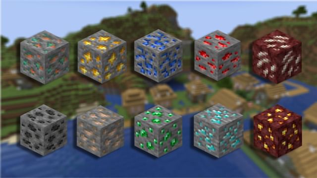 How many ores are in Minecraft?
