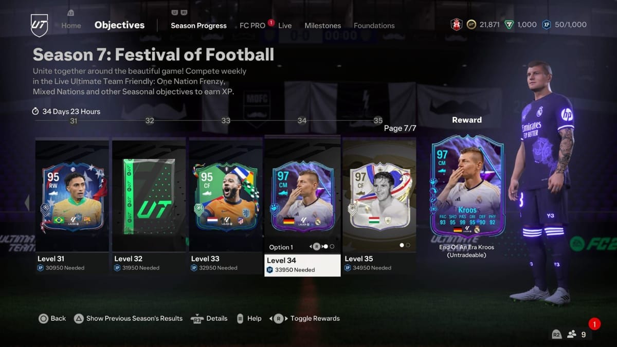 All EA FC 24 Season 7 Festival of Football rewards