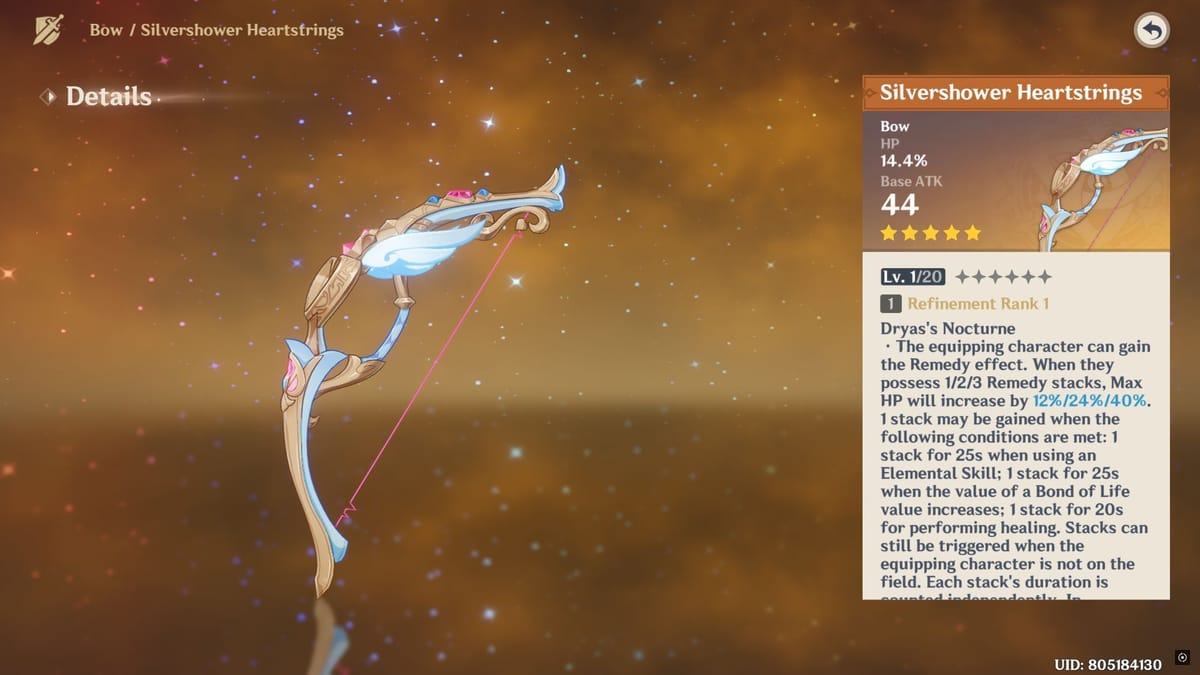 Genshin Impact Sigewinne build guide: Best artifacts, weapons, teams, talents, and constellations