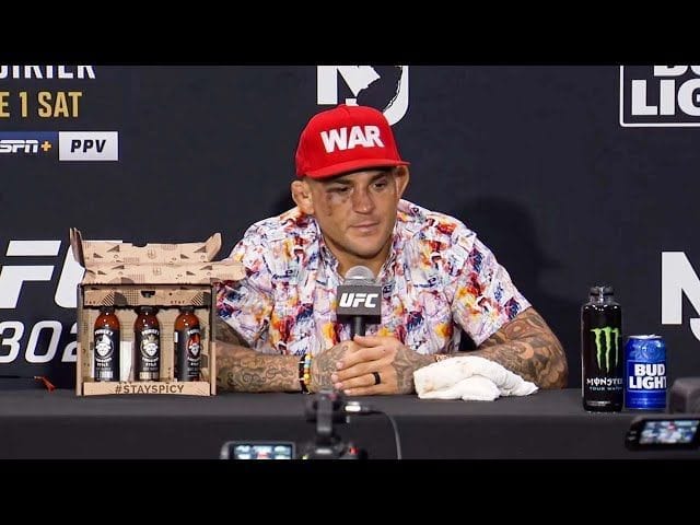 UFC 302: Dustin Poirier struggles with retirement decision, talks ...