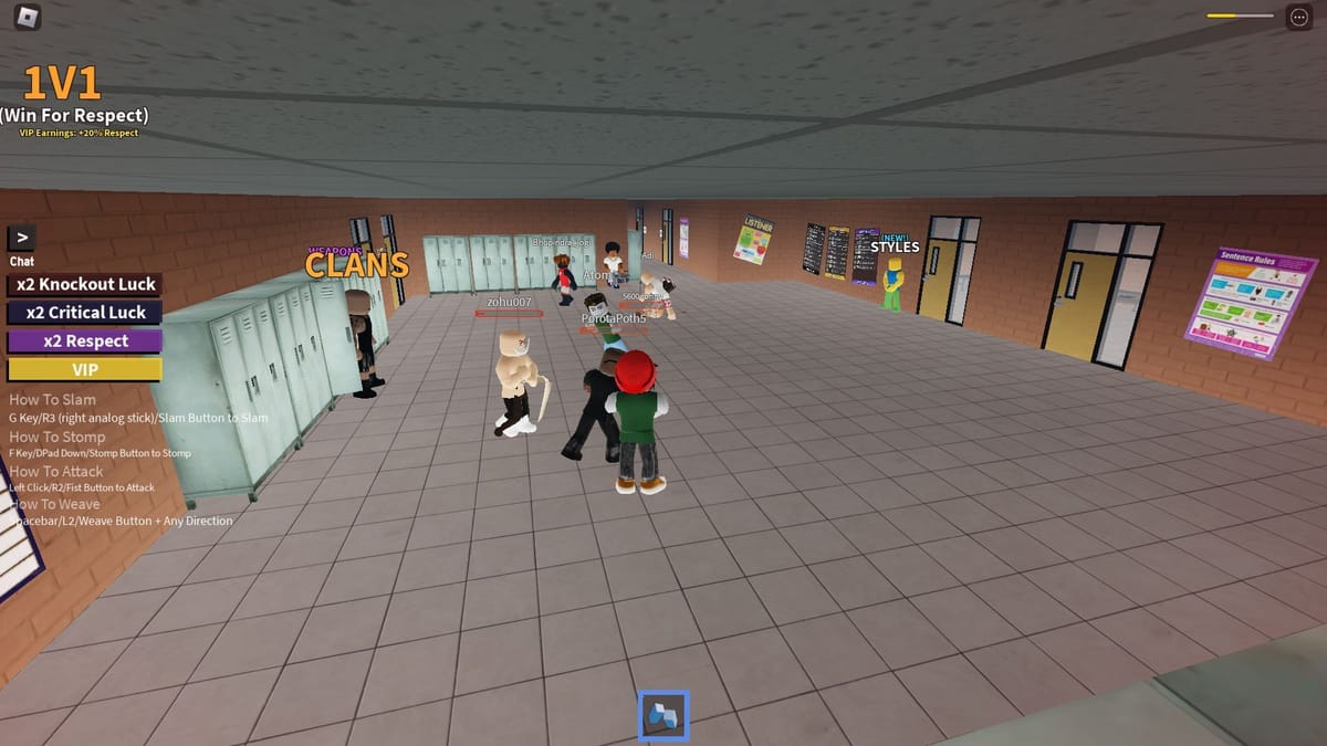 Fight In A School Style Guide