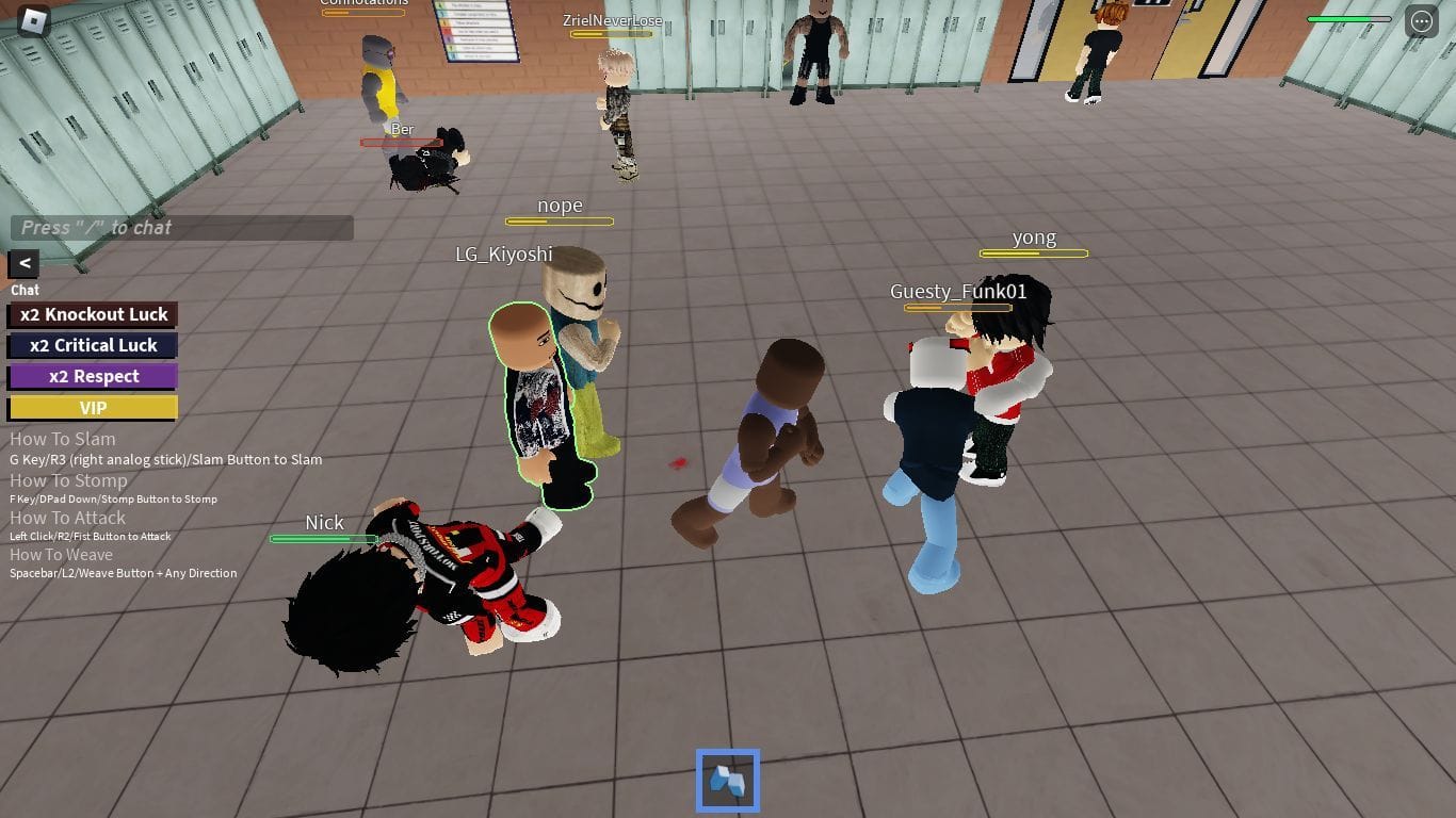 How to play Roblox Fight in a School