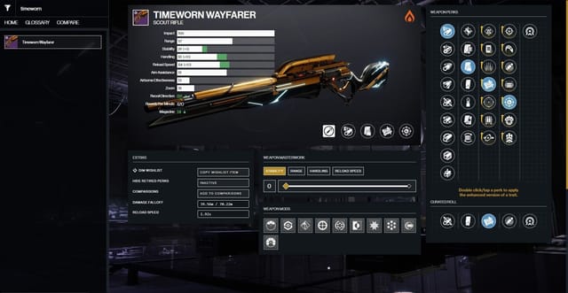 Timeworn Wayfarer god roll guide for Destiny 2 PvE and PvP