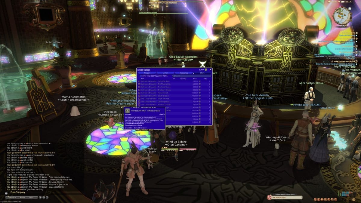 How to unlock the new Facewear feature in Final Fantasy 14 Dawntrail
