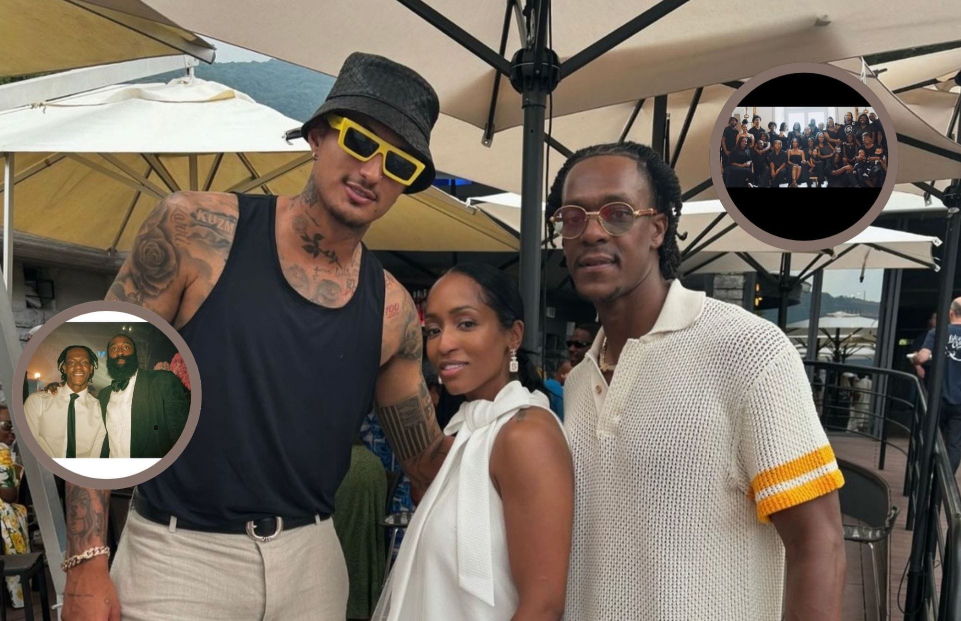 James Harden, Kyle Kuzma's GF show love as Rajon Rondo's wife shares picturesque Lake Como ...