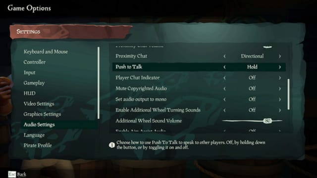 How to use voice chat in Sea of Thieves