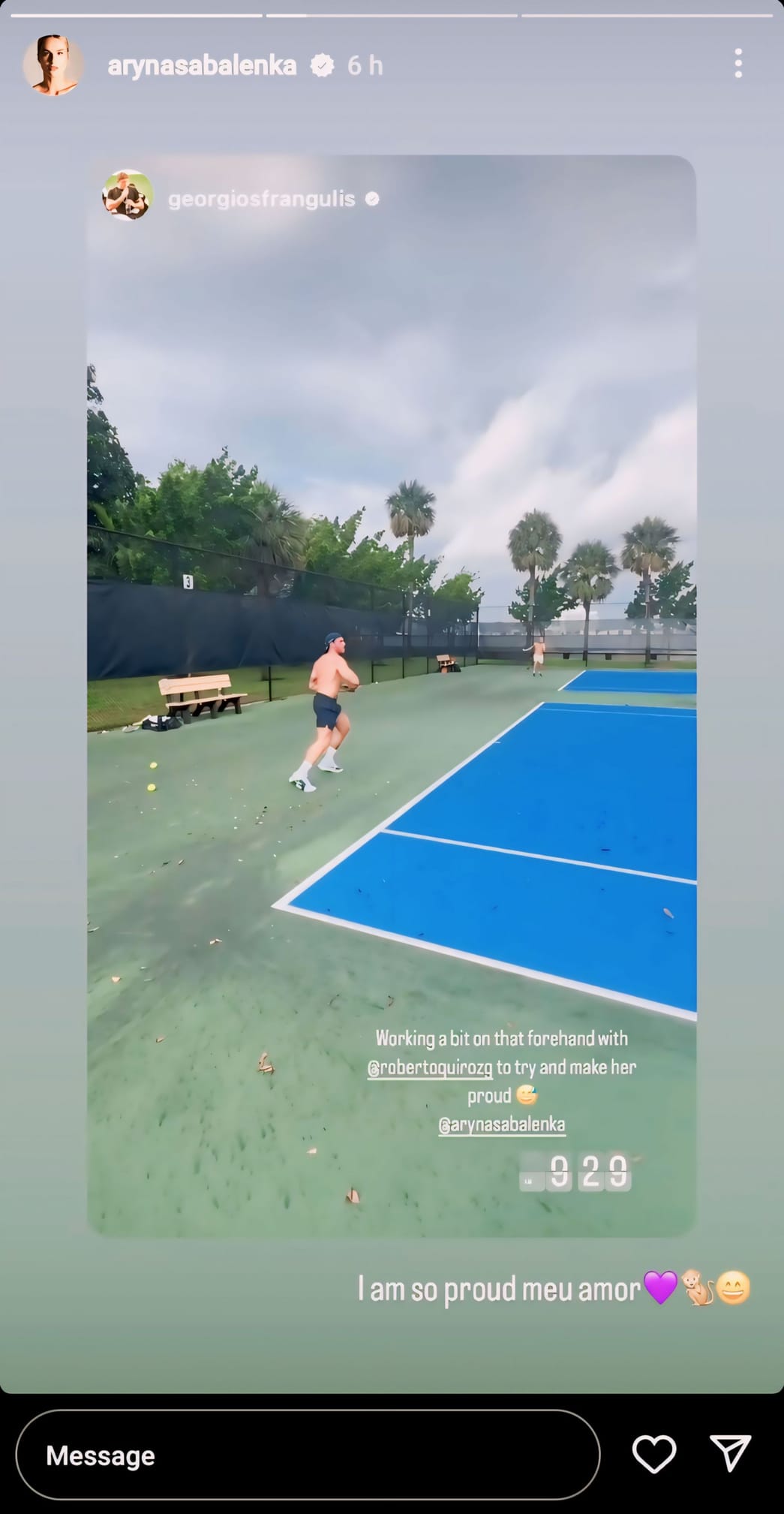 Tennis News Today: Aryna Sabalenka elated as "amor" Georgios Frangulis makes her "proud" by ...