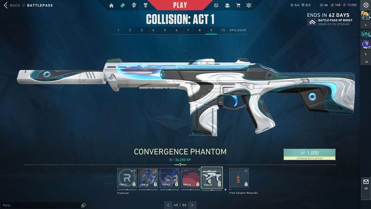 Valorant Episode 9 Act 1: All Battlepass tiers and rewards