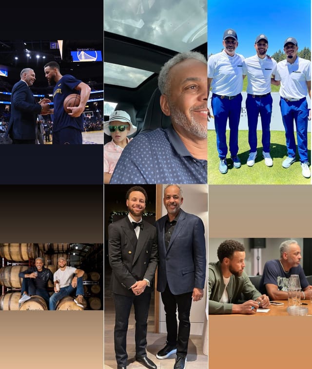 In Photos: Steph Curry shares a string of pictures with dad Dell Curry ...