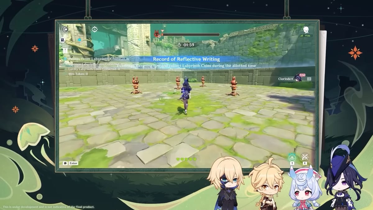 Genshin Impact Record of Reflective Writing event guide