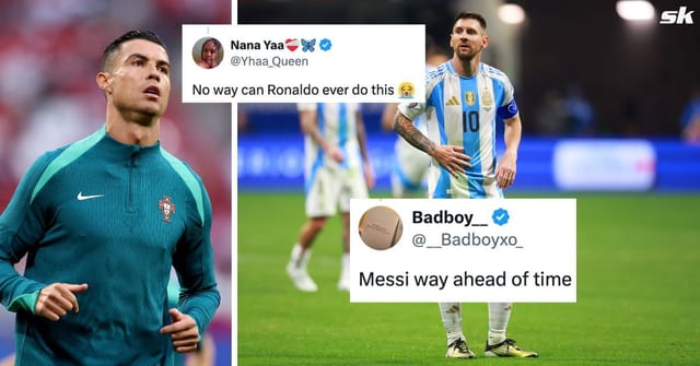 “No way Ronaldo can ever do this”, “Messi way ahead of time” - Fans ...