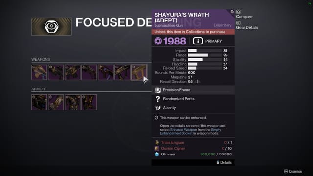 Shayura's Wrath updated god roll guide for Destiny 2 PvE and PvP (2024)