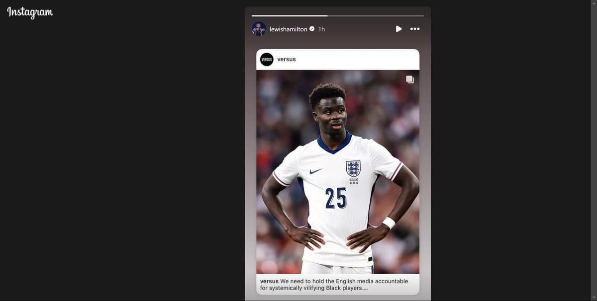 Lewis Hamilton pledges his support for Arsenal FC superstar against ...