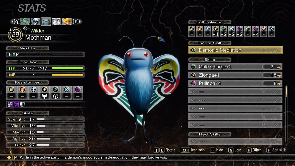 How to catch Mothman in Shin Megami Tensei 5 Vengeance