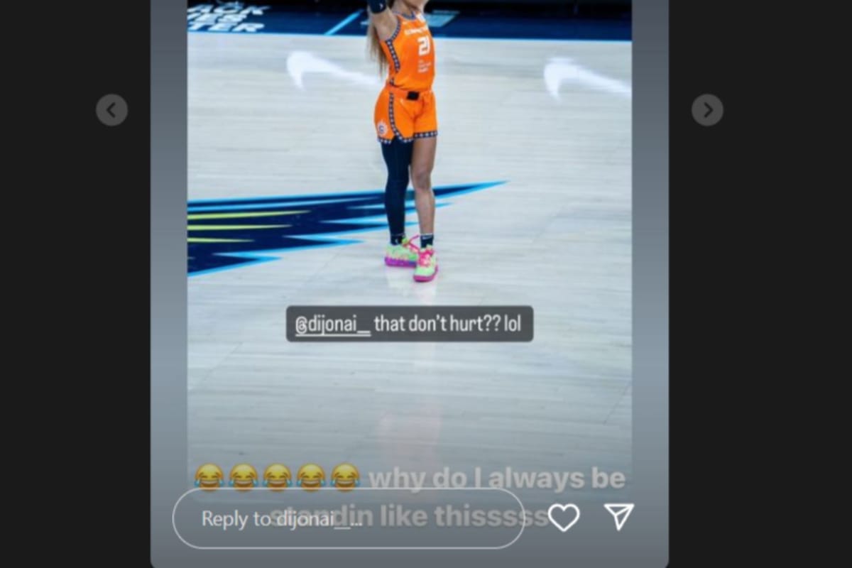 "Why do I always be standin like this": DiJonai Carrington baffled with ...