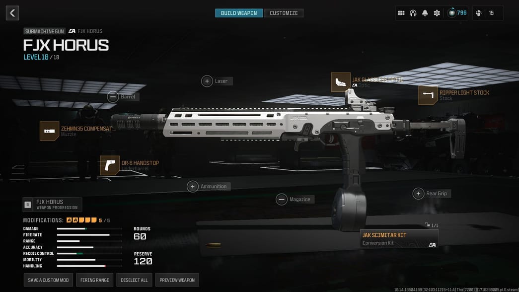 Best FJX Horus Sniper Support loadout in Warzone