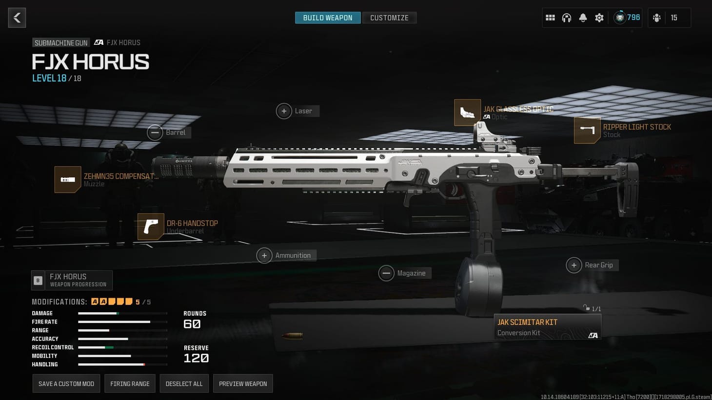 Best FJX Horus Sniper Support loadout in Warzone