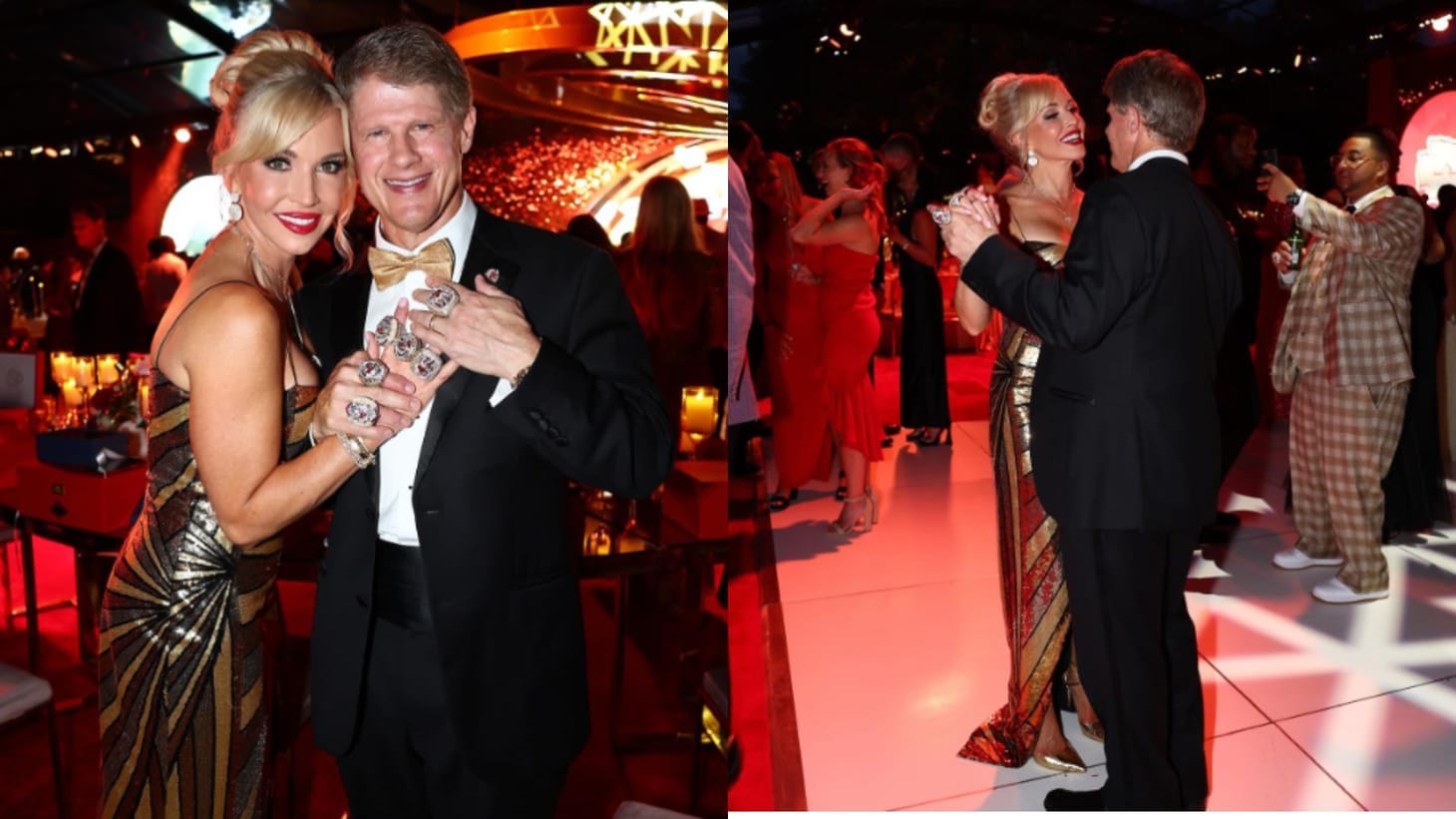 IN PHOTOS: Chiefs owner Clark Hunt's wife Tavia dons $5,000 Balmain for ...