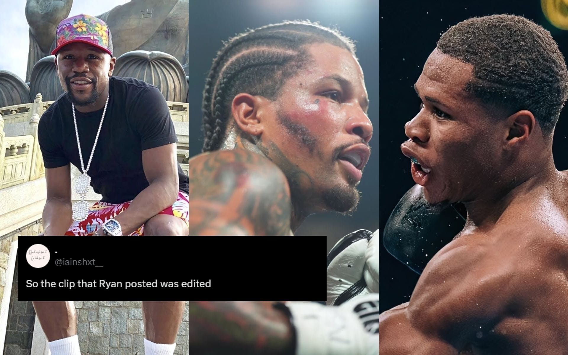 "So the clip that Ryan posted was edited" - Fans abuzz as Floyd ...