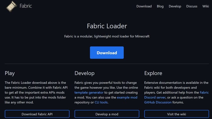 How to download Minecraft Fabric 1.21