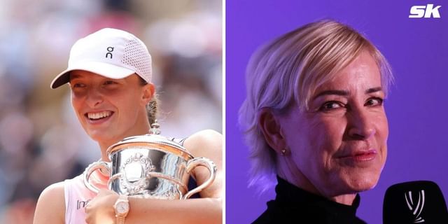"Iga Swiatek will end up with double digits" - Chris Evert backs Pole to surpass her French Open ...