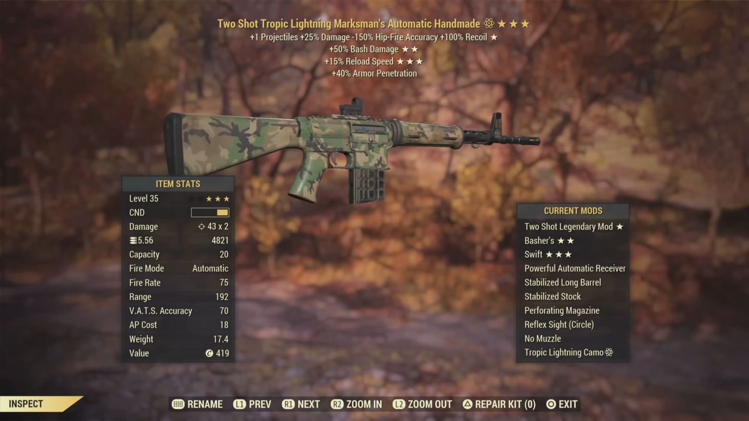 Best Fallout 76 Commando build: Perk Cards, weapons, stats, and more