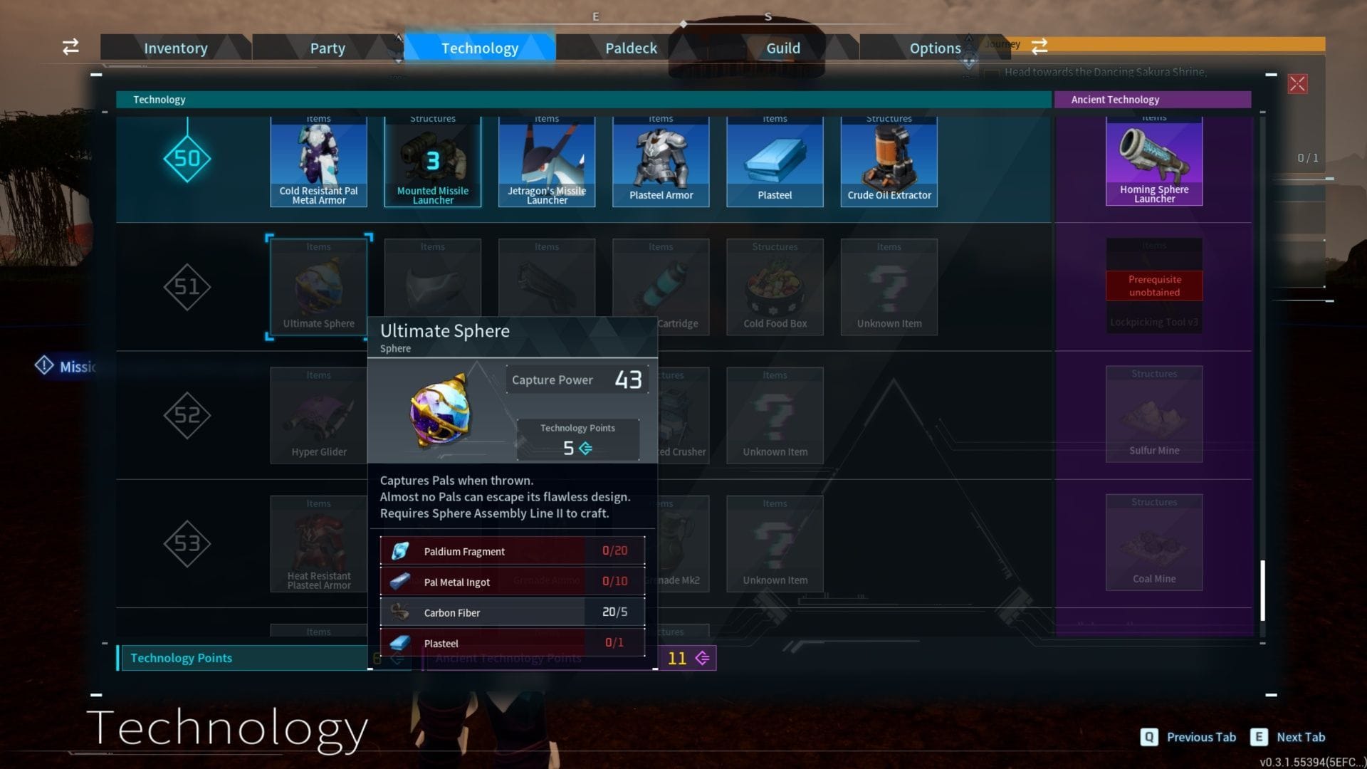 How to get Ultimate Sphere in Palworld