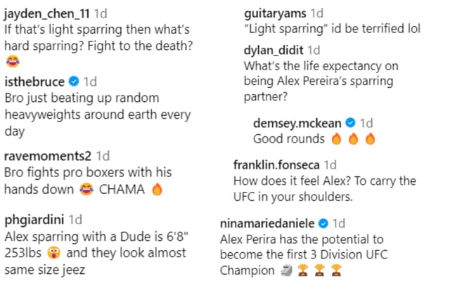 "Fight to the death?" - Fans in awe as Alex Pereira goes toe-to-toe ...