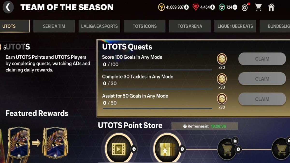 EA FC Mobile UTOTS 24 chapter: How to get UTOTS Points for exchange ...