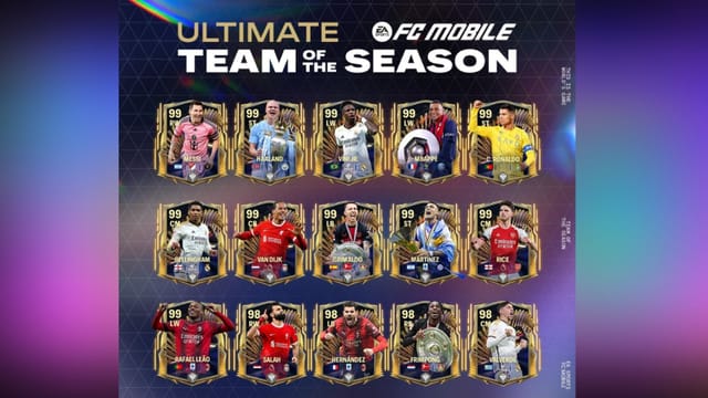 List of all announced EA FC Mobile UTOTS 24 cards