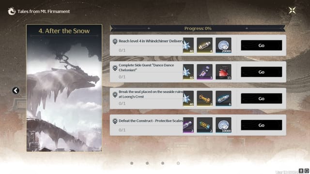 Wuthering Waves Tales from Mt. Firmament event guide