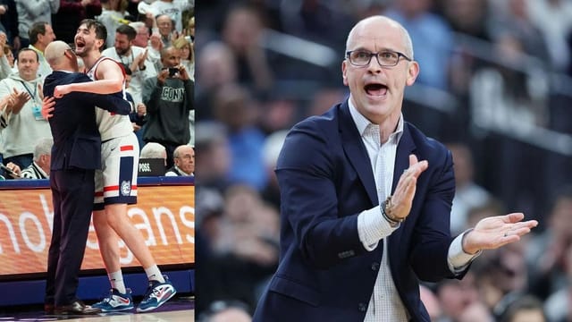 "My eyes got real big": UConn star Alex Karaban admits he was "nervous ...