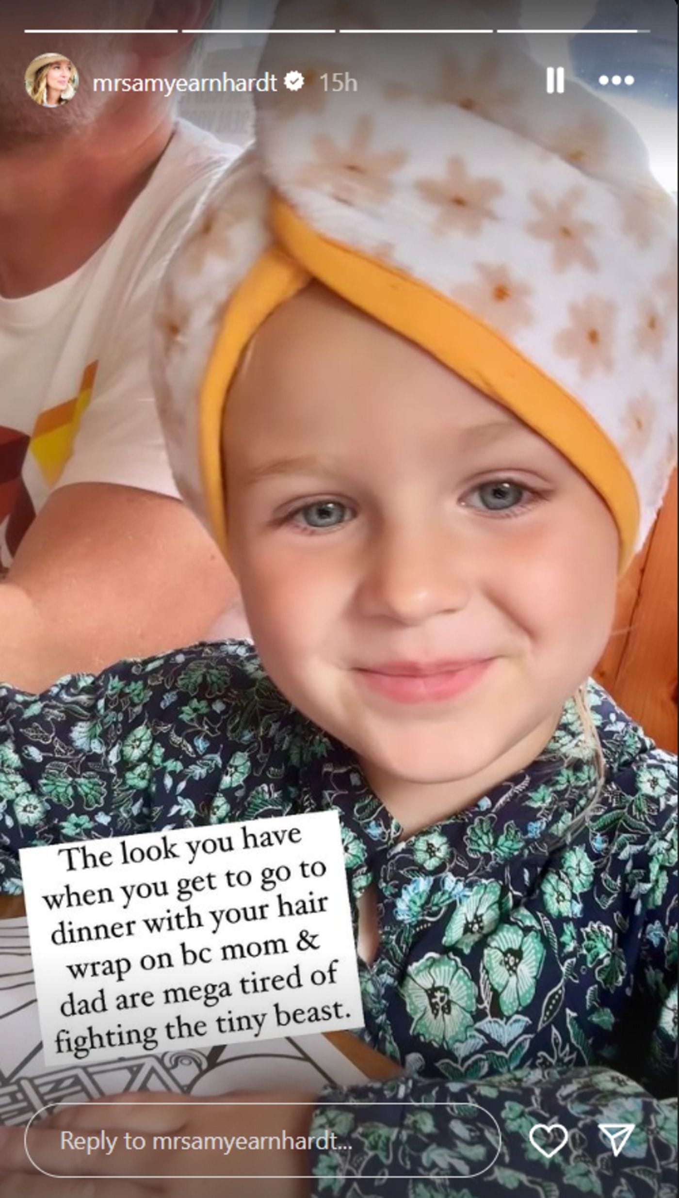 Amy Earnhardt shares adorable pic of daughter Isla Rose ready for ...