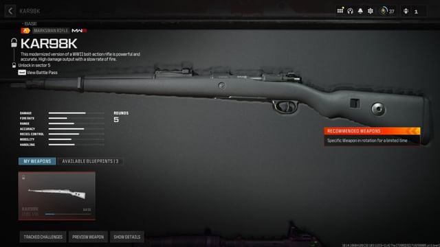 Kar98k and Superi 46: The meta combo in Warzone Season 4